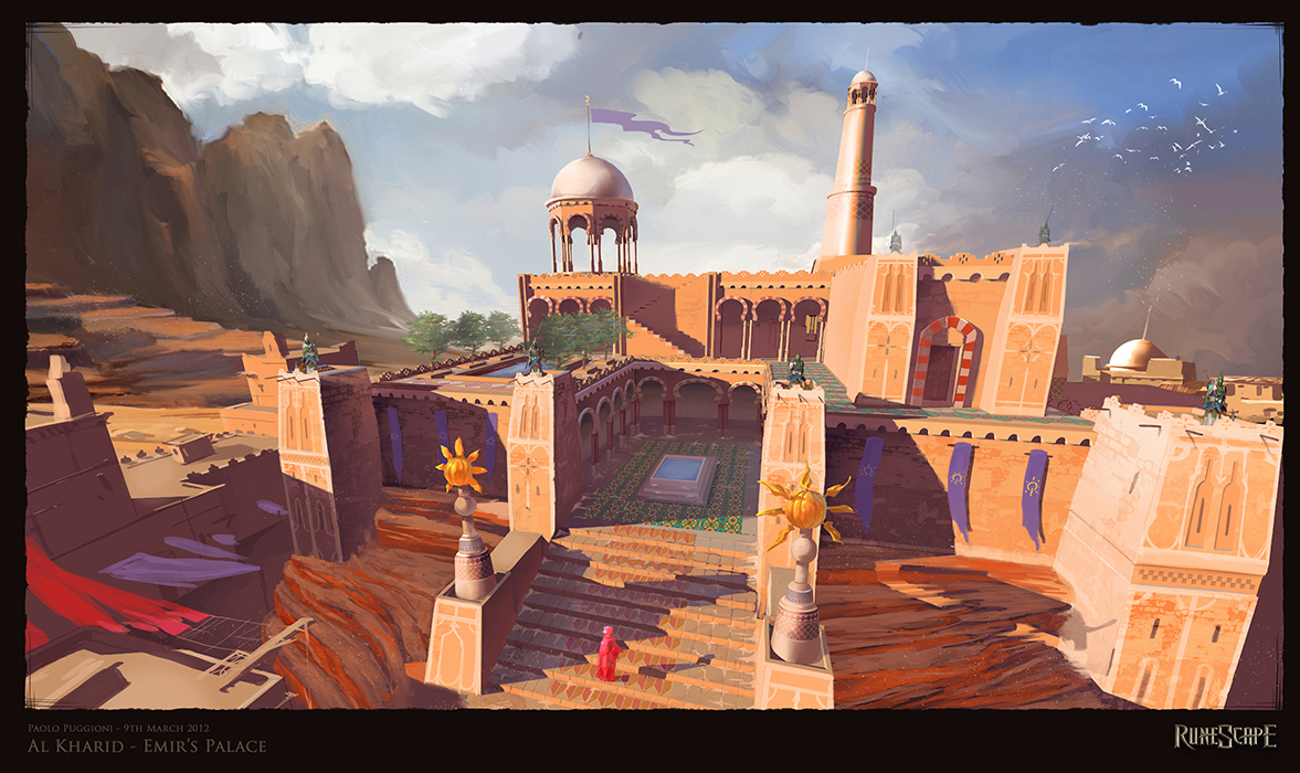 Runescape Concepts: Palace of The Prince - Paolo Puggioni - Concept Art ...