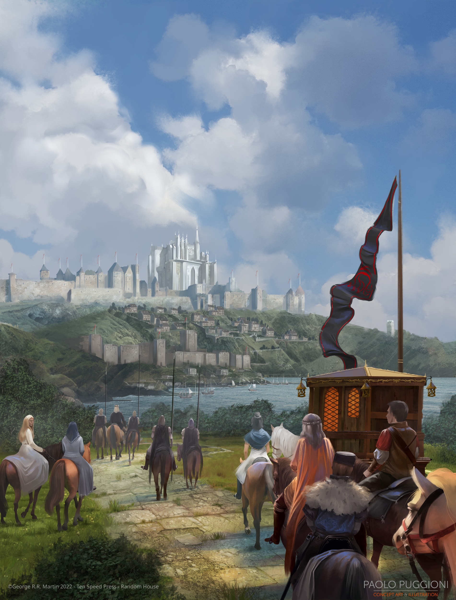 Game of Thrones - Approaching Lannisport - Paolo Puggioni - Concept Art ...